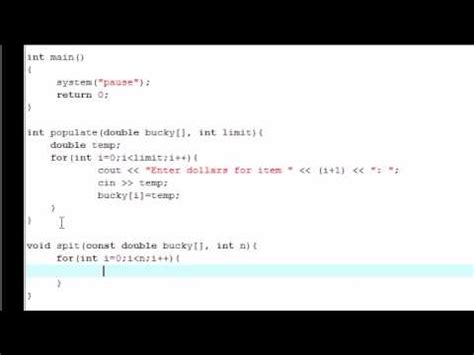 C Tutorial Protecting Arrays With Const YouTube