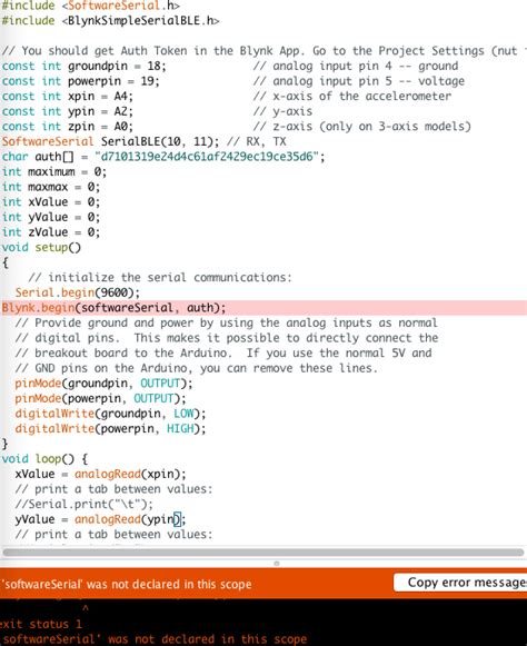 Softwareserial Was Not Declared In This Scope Need Help With My