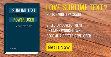 Sublime Text Power User — 20 Video Tutorials To Help You Learn How To Build Javascript Apps With