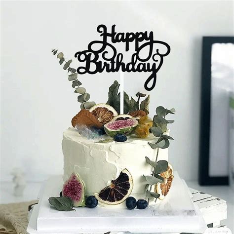 Badu Bg 10 бр Блясък Честит рожден ден Писмо за торта Блестяща хартия за кексчета за детски