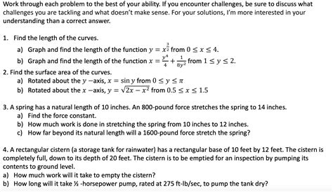 Solved Work Through Each Problem To The Best Of Your Chegg Com
