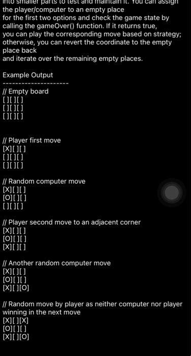 Solved Greedy TicTacToe Tic Tac Toe Or Xs And Os Is A Game Chegg Com