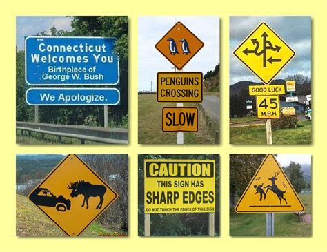 Funny Road Signs You Wont Believe Exist