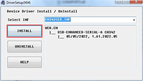 Install CH X Driver Idea S User Manual V Documentation