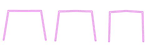 Example Of Shrinkage Of A 2 D Section By Scaling Download Scientific Diagram