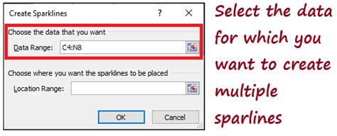 Excel Sparklines Condensed Data Trends Free Online Tutorial Library
