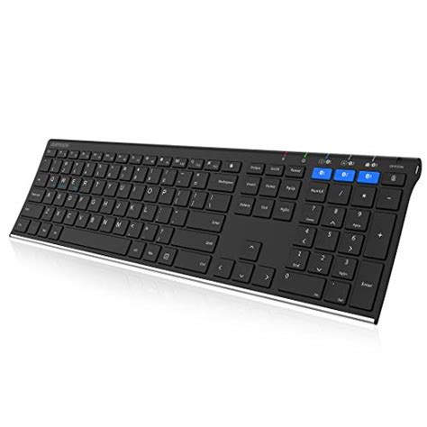 Reviews For Arteck Universal Bluetooth Keyboard Multi Device Stainless Steel Full Size Wireless