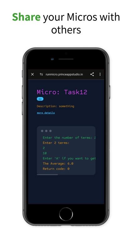 Micro Run Python On Web By Sanjivy Kumaravel