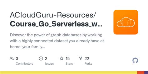 github acloudguru resources course go serverless with a graph database discover the power of
