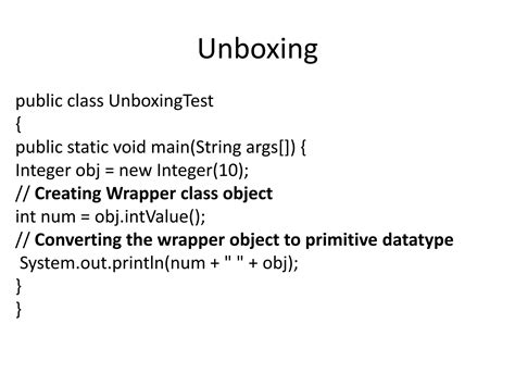 Wrapper Classes Pptx