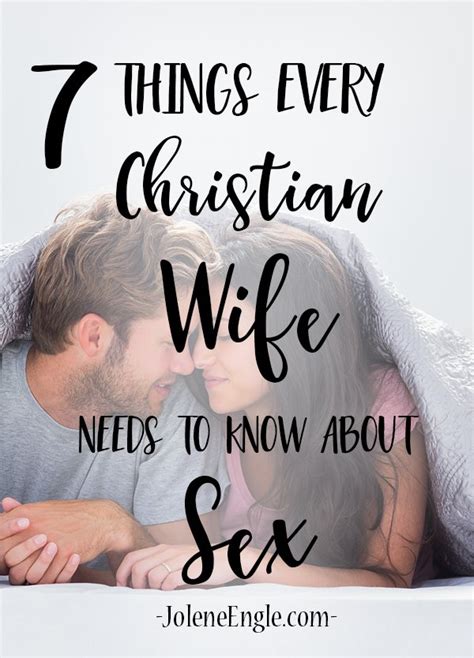 Things Every Christian Wife Needs To Know About Sex