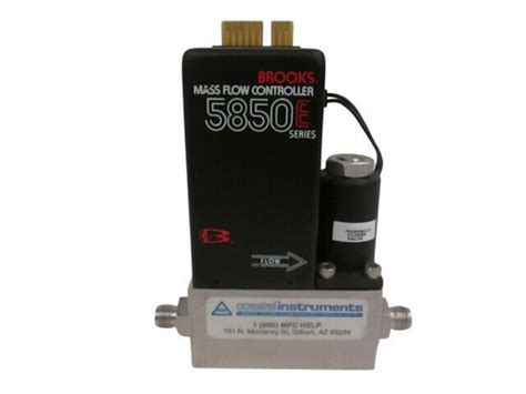 Brooks 5850e Mass Flow Controller Mfc O2 200 Sccm For Sale Online Ebay