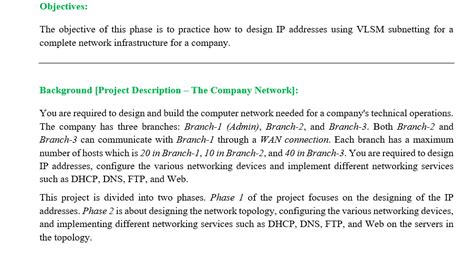 Solved The Objective Of This Phase Is To Practice How To