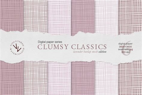 6 Lavender Chequered Seamless Patterns