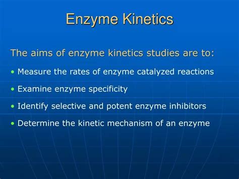PPT Enzyme Kinetics PowerPoint Presentation Free Download ID