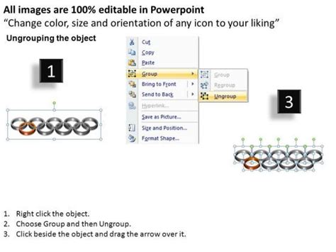 PowerPoint Themes Editable Rings Ppt Layout