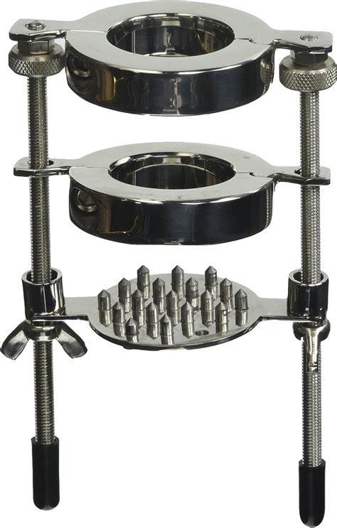 Master Series Stainless Steel Spiked Cbt Ball Stretcher and Crusher, 1 ...