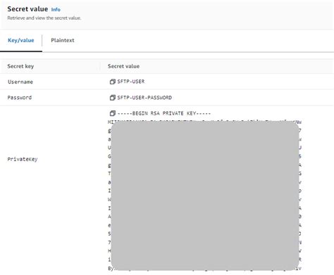 Konfigurasikan SFTP Konektor AWS Transfer Family