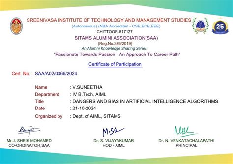 v suneetha on linkedin ai artificialintelligence biasinai ethicalai learningjourney…