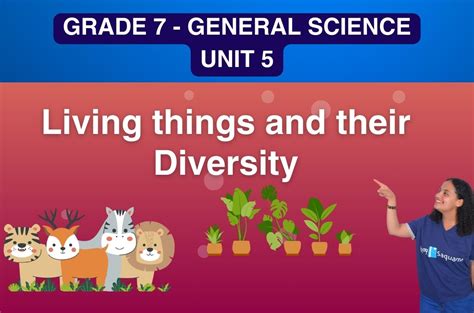 Grade 7 General Science Unit 5 Living Things And Their Diversity