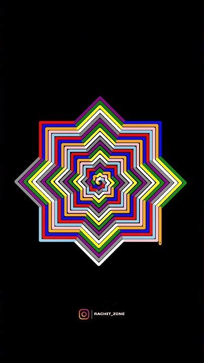 Unique Star Design Using Python Turtle 🐢🔥 Youtubeshorts Pythonturtle