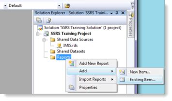 SSRS Tutorials And Examples