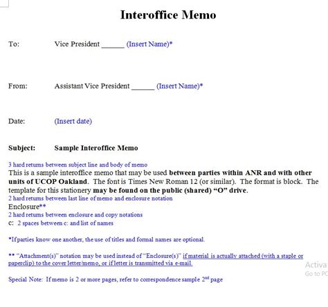 10 Memo Format Templates And Examples Artofit