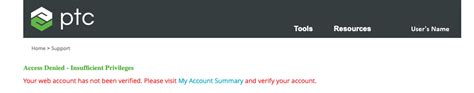 modifying ptc portal permissions cadactive
