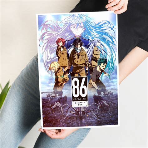 86 Eighty Six Poster การ์ตูนสุดโด่งดังที่ถูกนำไปดัดแปลงเป็นอนิเมะ ในปี