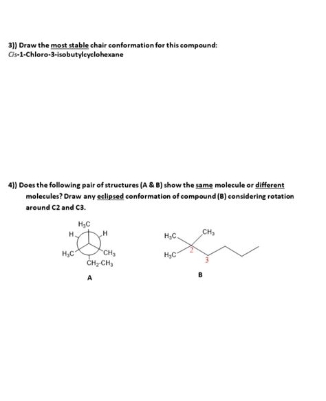 Solved Please Help Me Draw These Chemical Structures 3 Draw The Most Course Hero