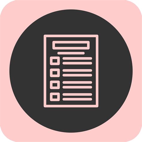 Task List Linear Round Icon Vector Art At Vecteezy