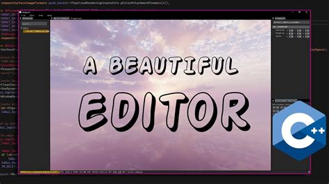 Creating A Beautiful Editor For My C Game Engine Youtube