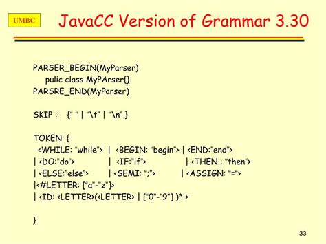 Ppt Javacc Powerpoint Presentation Free Download Id4408915