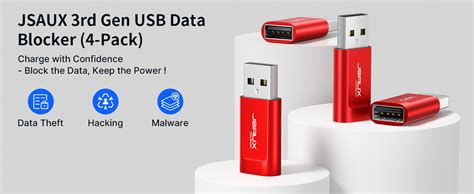 Amazon Com JSAUX USB Data Blocker Pack USB A Defender Only For Quick Charge Protect