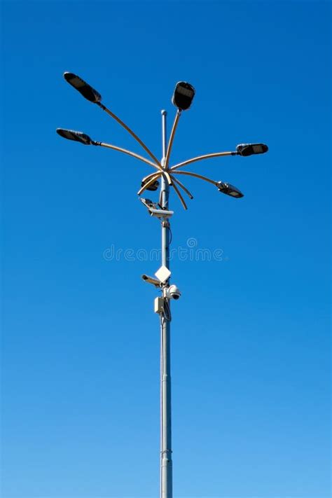 Monitoring Multiple Security Cameras In A Part Of The City Stock Image Image Of Observation