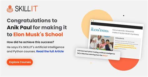 Skillit India On Linkedin Elonmusk Synthesisschool Skillit