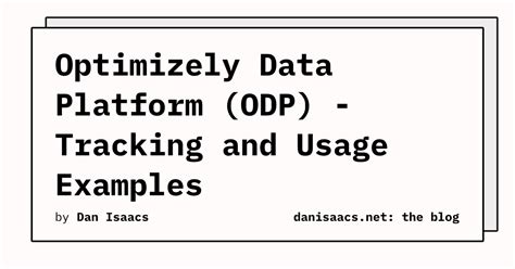 Optimizely Data Platform Odp Tracking And Usage Examples The Blog