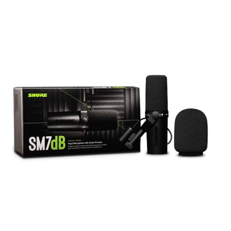Shure Sm7db Dynamic Vocal Microphone With Built In Preamplifier