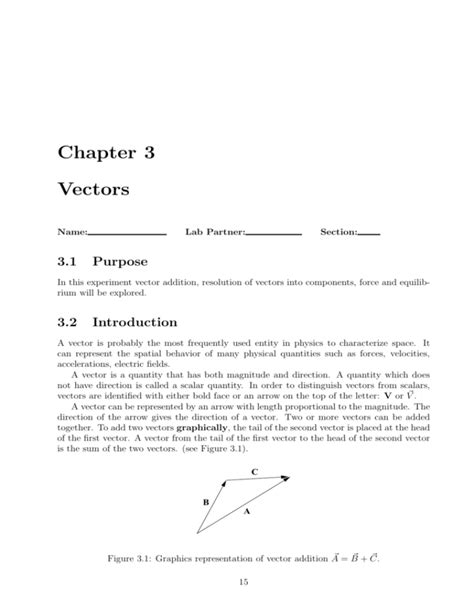 Chapter Vectors