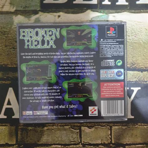 Broken Helix Konami Ps1 Uncommon Classic Game Depop
