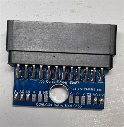 Atari Jaguar Av Composite Stereo Rca Card Edge Connector Free Ship Etsy