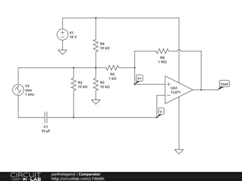Comparator CircuitLab