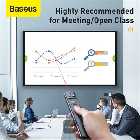Baseus ACFYB-B0G Wireless Presenter Orange Dot