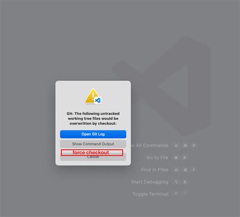 Provide `force Checkout` When Git Checkout Failed · Issue 179592 · Microsoftvscode · Github