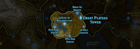 Totk Shrine Map Zelda Shrine Locations Map Zelda Botw Map Breath Of