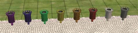 Mod The Sims Testers Wanted Some Re Colours Of The Outdoor Community Lot Trash Cans Updated