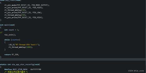 RT Thread使用RT Thread Studio 配置BootLoader及App实现OTA功能 rt thread studio qboot CSDN博客