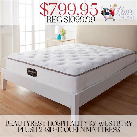 Beautyrest Hospitality 13 Westbury Plush 2 Sided Queen Mattress