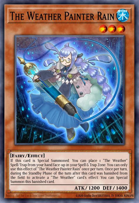 The Weather Painter Rain Yu Gi Oh Card Database Ygoprodeck