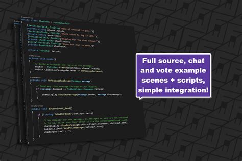 Twitcher Integration Unity Asset Store